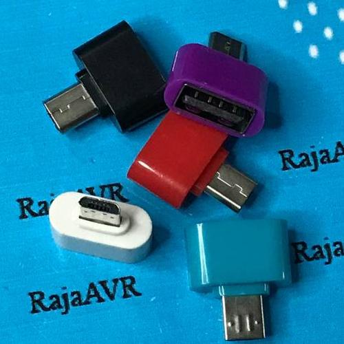 Jual Konektor Sambung Adapter OTG Konverter USB 2.0 Female To USB Micro ...