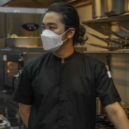 Jual "Batavia" Style Chef Jacket / Seragam Kitchen Unisex - Hitam, M ...