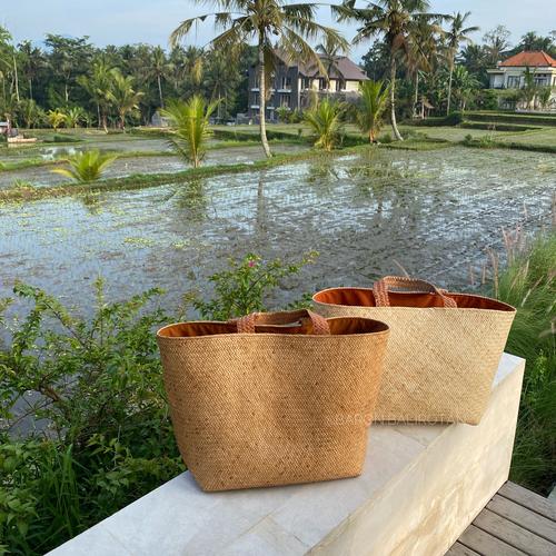 Jual Mako Tas Rotan Anyaman Polos - Plain Brown - Kota Denpasar - BARON ...