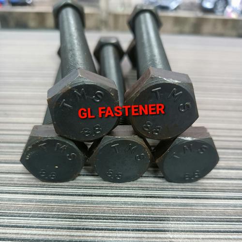 Jual Baut Mur Baja 8.8 M24 x 150 HTB Grade 8.8 Kunci 36 Full Drat P3.0 FT - Jakarta Barat - GL ...