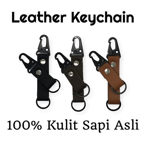 Jual DANGSAY | GANTUNGAN KUNCI KULIT KEYCHAIN KULIT ASLI 100% KULIT ...