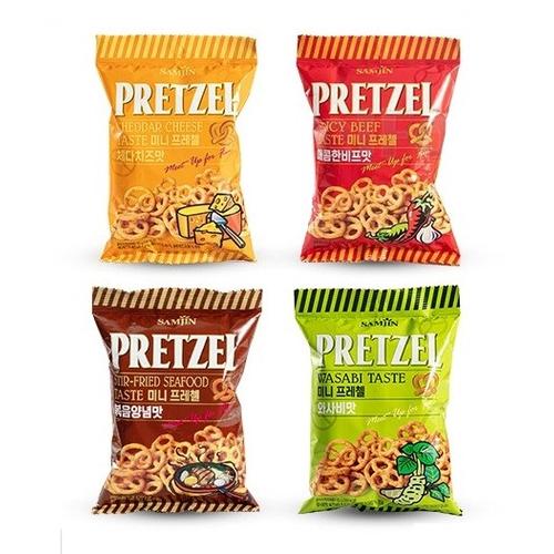 Jual Samjin Pretzel Snack Korea 85gr - Spicy Beef - Kota Malang - Inti ...