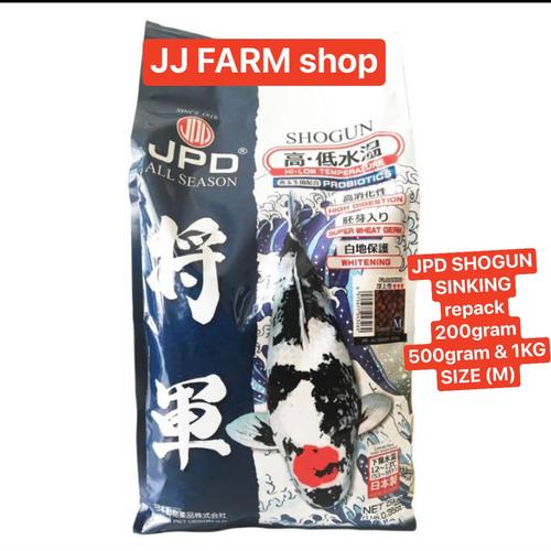Jual JPD SHOGUN wheat germ SINKING warna 500gram 1KG pakan koi koki ...
