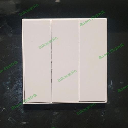 Jual Saklar Triple Isi 3 Ib Tanam Type B5000S Putih Boss Model ...