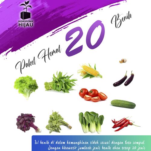 Jual Paket Hemat Benih Eceran 20 Jenis Sayuran dan Buah Bonus 5pc Polybag - Kota Tangerang ...
