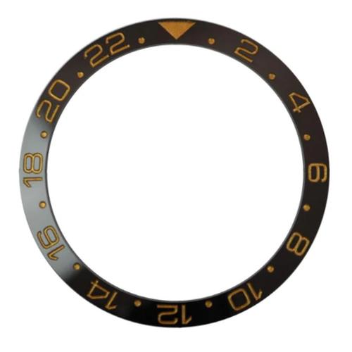 Jual GMT Ceramic Bezel Insert Black Gold Marker SKX SRPD SSK - Jakarta ...