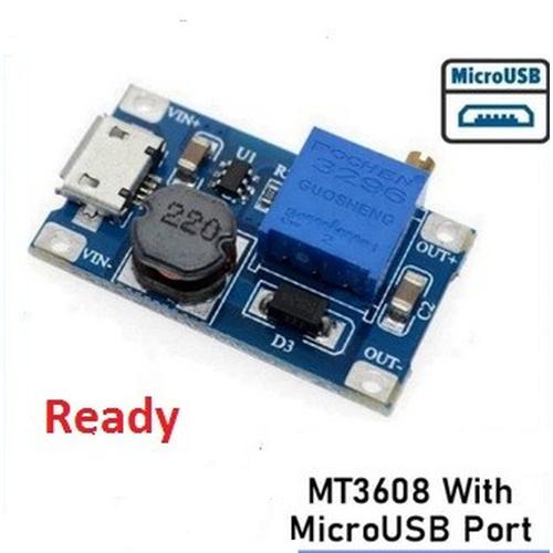 Jual MT3608 Micro USB Step Up Adjustable DC to DC Module MicroUSB MT3608 - Micro-USB - Jakarta ...