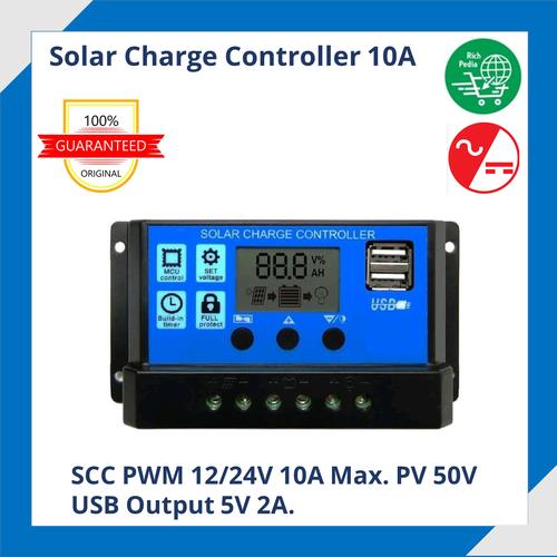 Jual SCC Solar Charger Controller 10A 60A 12/24V - 10 A - Kota Cimahi ...