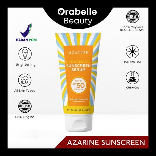 Jual Azarine Hydramax-C Sunscreen Serum SPF 50 PA++++ 40 ml - HYDRMX C ...