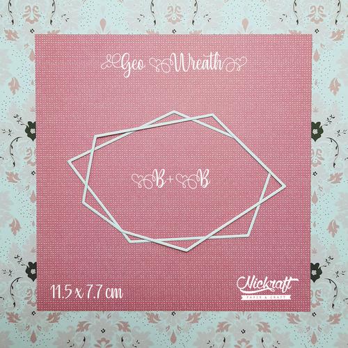 Jual GEO WREATH - Hiasan Scrapbook Jurnal Label Frame Kertas - kode A ...