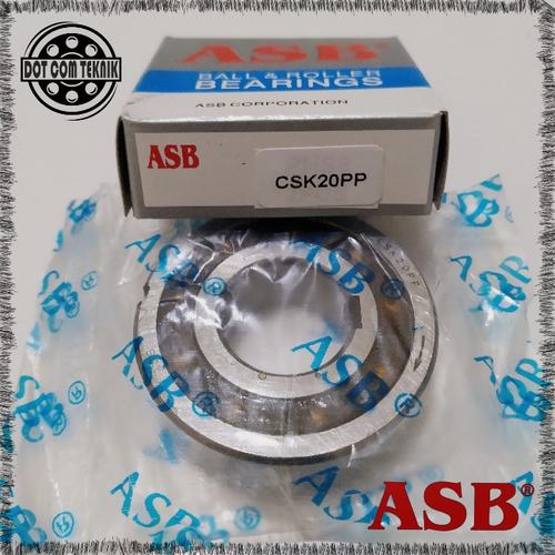 Jual BEARING CSK 20 PP ASB / BEARING ONE WAY CSK 20 PP ASB (20x47x14 ...