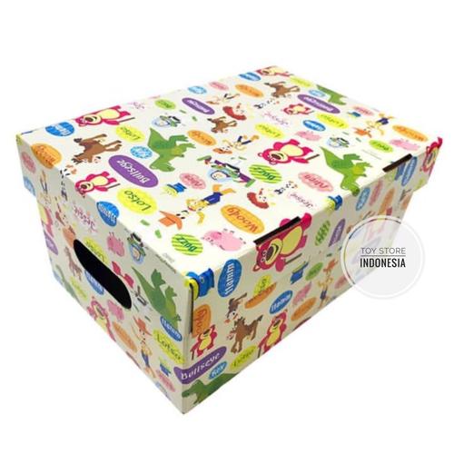 Jual ORIGINAL DISNEY TOY STORY STORAGE BOX WITH A LID KARDUS ...