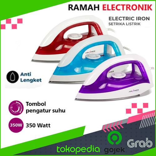 Jual Gosokan Setrika Pakaian Advance STK-500 Dry Iron Setrika Listrik ...