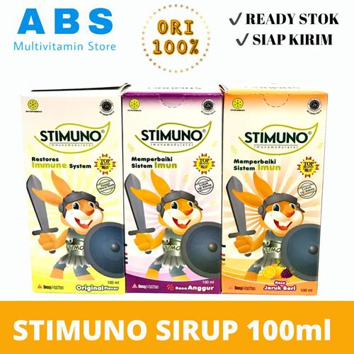 Jual stimuno syrup botol 100 ml sirup sistem imun daya tahan tubuh ...