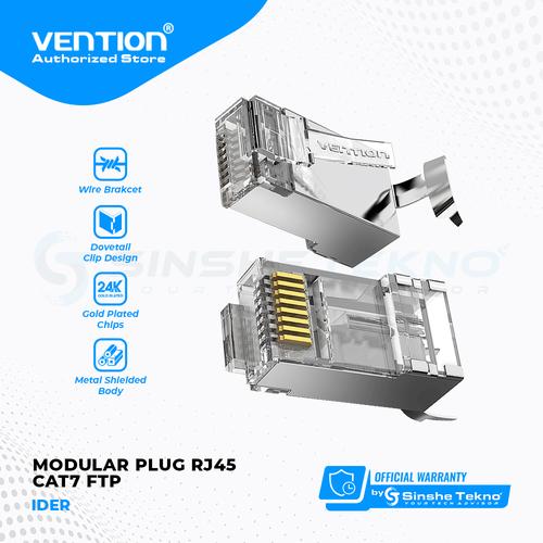 Promo Vention Connector Rj45 Cat7 LAN kepala - IDER0, isi 10pcs ...