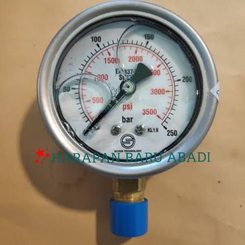 Jual Pressure Gauge SCHUH 2 1/2" inch 250 Bar SS Brass - Jakarta Barat - Harapan Baru Abadi ...