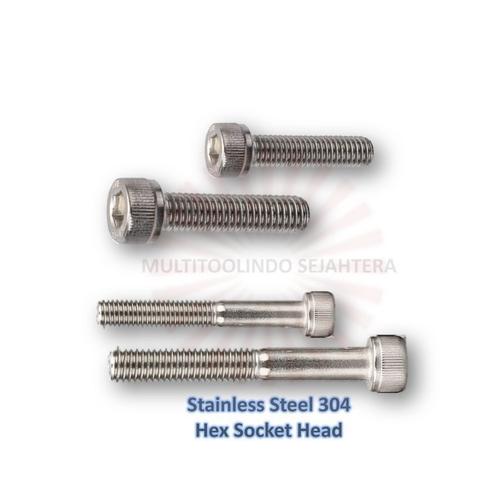 Jual M4x20 Baut L Stainless Steel Hex Socket Head Screw SS 304 m4 x 20 ...