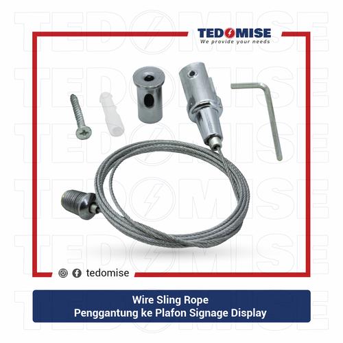 Jual Plafond Sling Wire Rope Hanger/Gantungan Advertising/Signage D ...