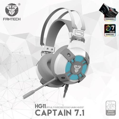 Jual Headset Gaming Fantech hg11 captain 7.1 software - Putih - Kab ...