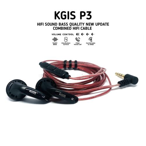 Jual KGIS P3 HiFi Sound Bass Earphone Durable Cable Headset High Valued ...