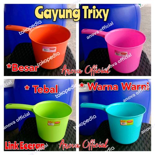 Jual GAYUNG MANDI TRIXY . GN 311 . BESAR JUMBO . GN311. TEBAL WARNA ...