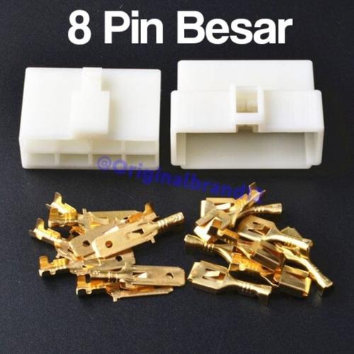 Jual Socket 8 pin/8 kaki Besar + Skun SOCKET MOTOR / KONEKTOR - Jakarta ...