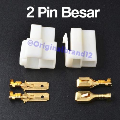 Jual Socket 2 pin / 2 kaki + Skun SOCKET MOTOR / KONEKTOR - Jakarta ...