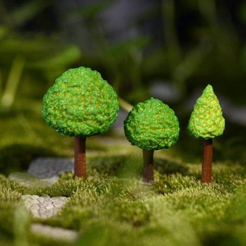 Jual Miniatur Pohon Hijau Karet Maket Diorama Landscape Dekorasi DIY ...