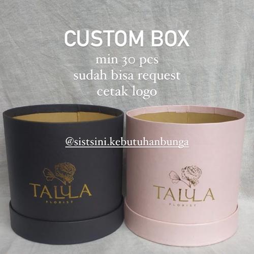 Jual Custom Hardbox Hampers Cetak Logo Diameter 15cm Tinggi 15cm - 30 ...