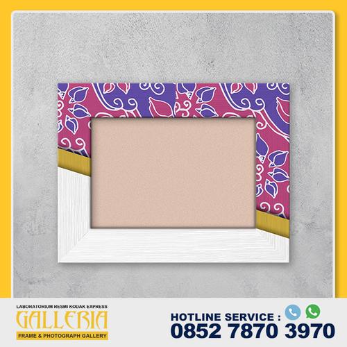 Jual Bingkai/Figura/Frame Printable Motif Batik Berangkai - 10R, Plus ...