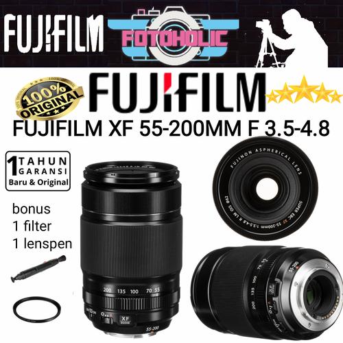 Jual FUJIFILM XF 55-200 F3.5.-4.8 R LM /LENSA FUJIFILM XF 55-200/XF 55-200 - white box, LENSA ...