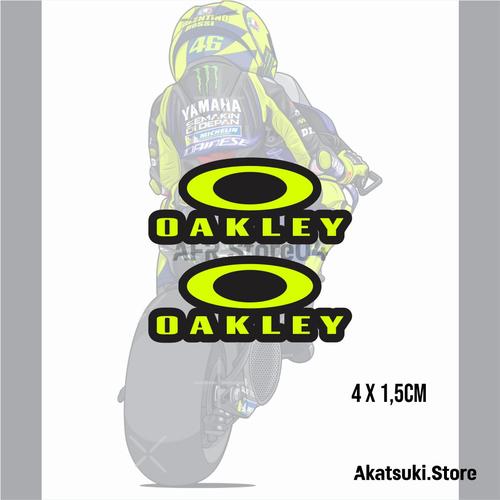 Jual Sticker Sticker cutting Okley kuning List Hitam - Kota Bandung ...
