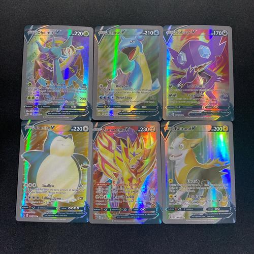 Jual Kartu Pokemon TCG Basic V Card RR Full Art Collection Replica #2 ...