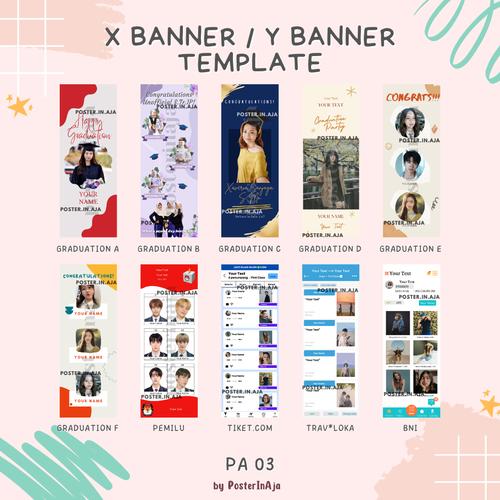 Jual Paket X Banner Y Banner termasuk Tiang Flexi 260 g Korcin 60x160cm ...