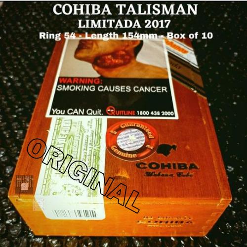 Jual Cohiba Talisman LE 2017 - Box of 10 cerutu cuban cigar - Jakarta ...