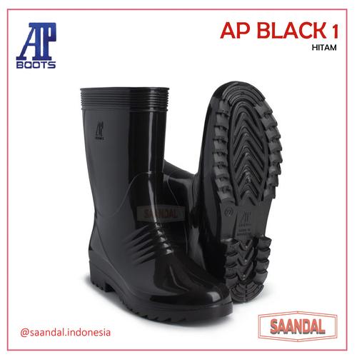 Jual Sepatu Boots Hitam Pendek AP 1 APD Safety Sepatu Proyek (BISA ...