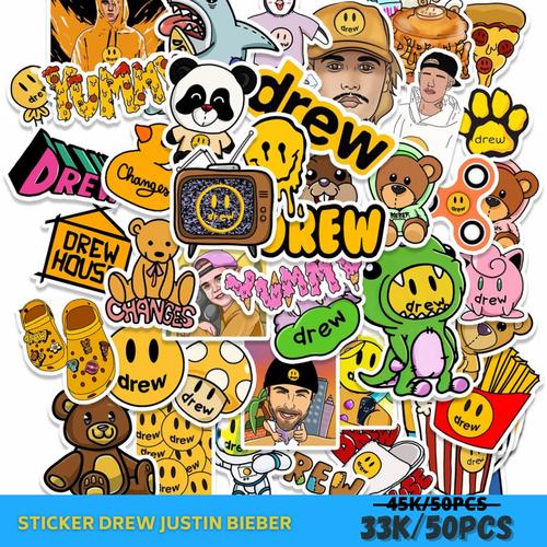 Jual STICKER DREW JUSTIN BIEBER 50 PCS UNTUK HP LAPTOP SKATEBOARD - Jakarta Barat - Dxtr.co ...