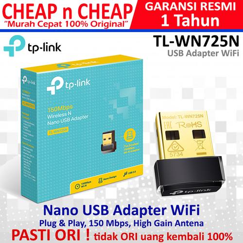 Jual TP-Link TL-WN725N USB Adapter WiFi - TPLink WN 725N Adaptor ...