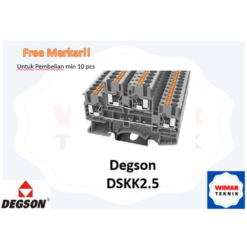 Jual Degson Push In Terminal Block Double Level DSKK2.5 - Kab. Tangerang - Wimar Teknik | Tokopedia