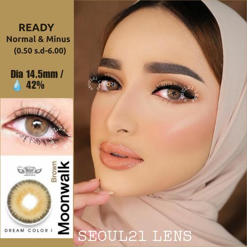 Jual SOFTLENS MOONWALK BROWN DREAMCOLOR NORMAL/MINUS (s.d 6.00 ...