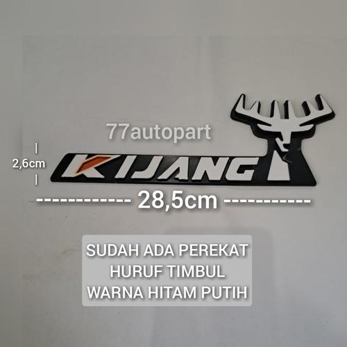Jual emblem logo kepala kijang super tulisan tanduk kijang super ...