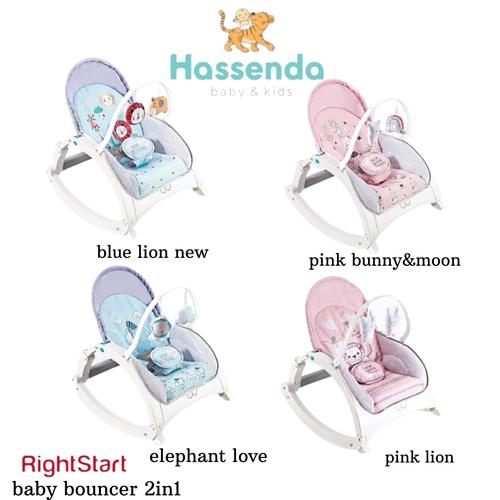 Jual Right Start Bouncer 2in1 Portable Newborn Rocker Table / Ayunan ...