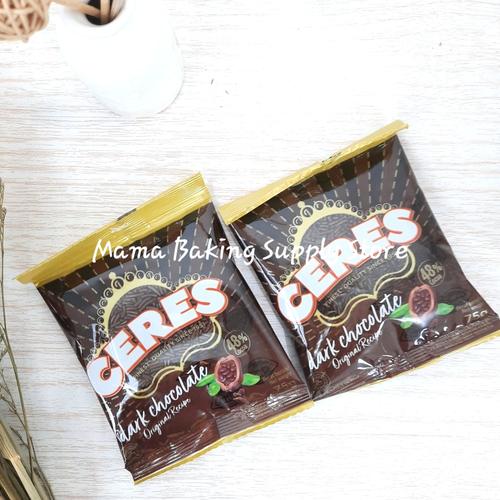 Jual CERES Dark Chocolate Mesis 48% Cocoa Coklat meses Meises Ceres 75 ...