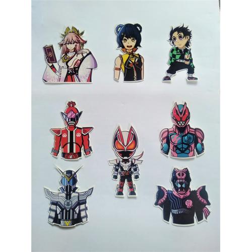 Jual STIKER KAMEN RIDER POWER RANGERS GENSHIN IMPACT KIMETSU NO YAIBA ...