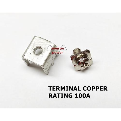 Jual 1 Set copper terminal post solder pcb rating 100a seperti foto - Kota Semarang - inverter ...