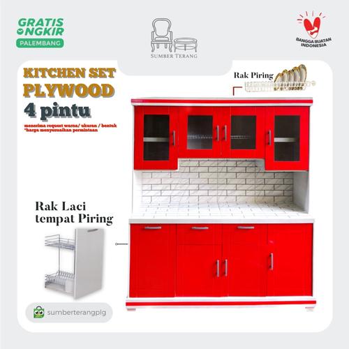 Jual Lemari Sayur HPL Lemari Rak Dapur Lemari Piring Rak Piring Kitchen ...