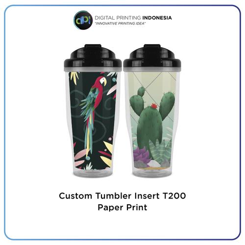 Jual CETAK TUMBLER CUSTOM/ TUMBLER INSERT PAPER / DESIGN SUKA SUKA ...