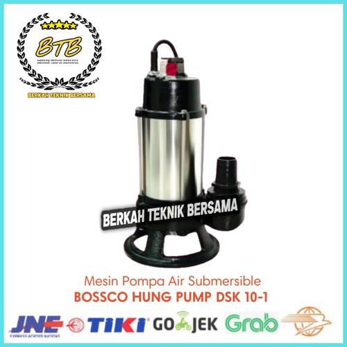 Jual Mesin Pompa Celup Air Kotor Submersible 1HP Bossco Hung Pump DSK ...