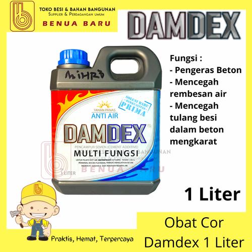 Jual Damdex Pengeras Beton 1 Liter / Damdex pencampur Semen Anti Bocor ...