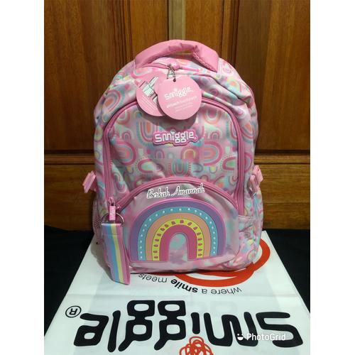 Jual tas smiggle set bright side pink rainbow tas smiggle ori - tas ...